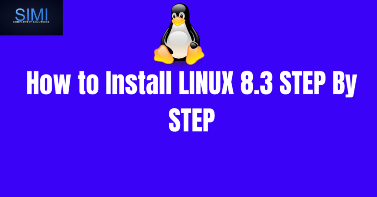 RHEL 8.3 installation guide step buy step screenshot SIMITECH